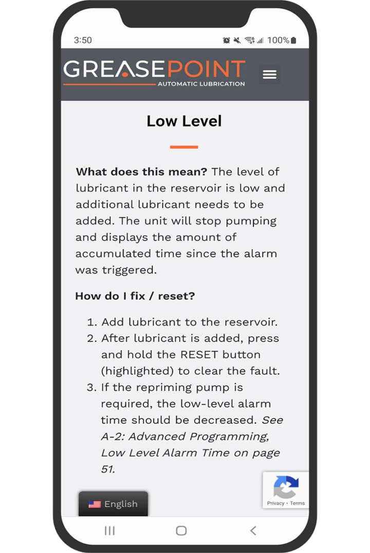 Lincoln 203 Troubleshooting Instructions – GreasePoint