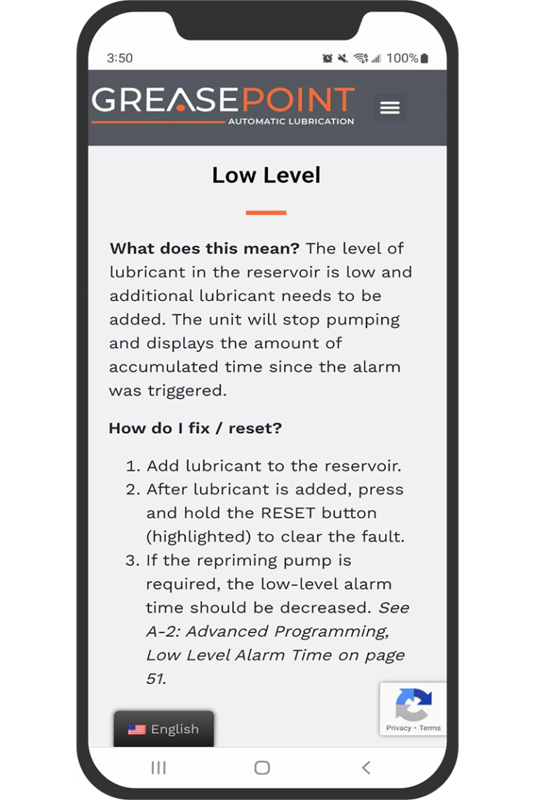 Lincoln 203 Troubleshooting Instructions – GreasePoint